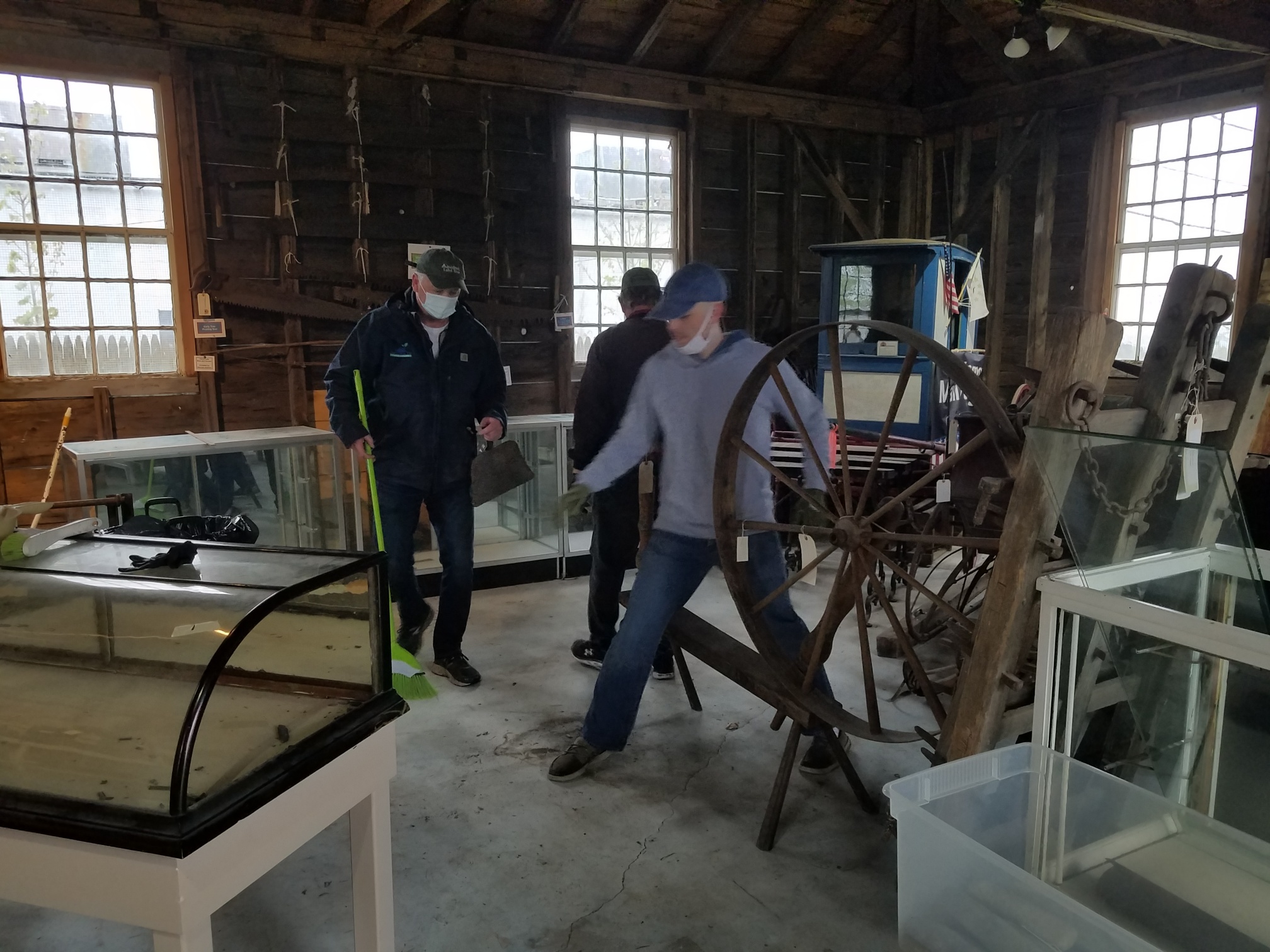 Pre-Opening Cleanup - Portsmouth Historical Society